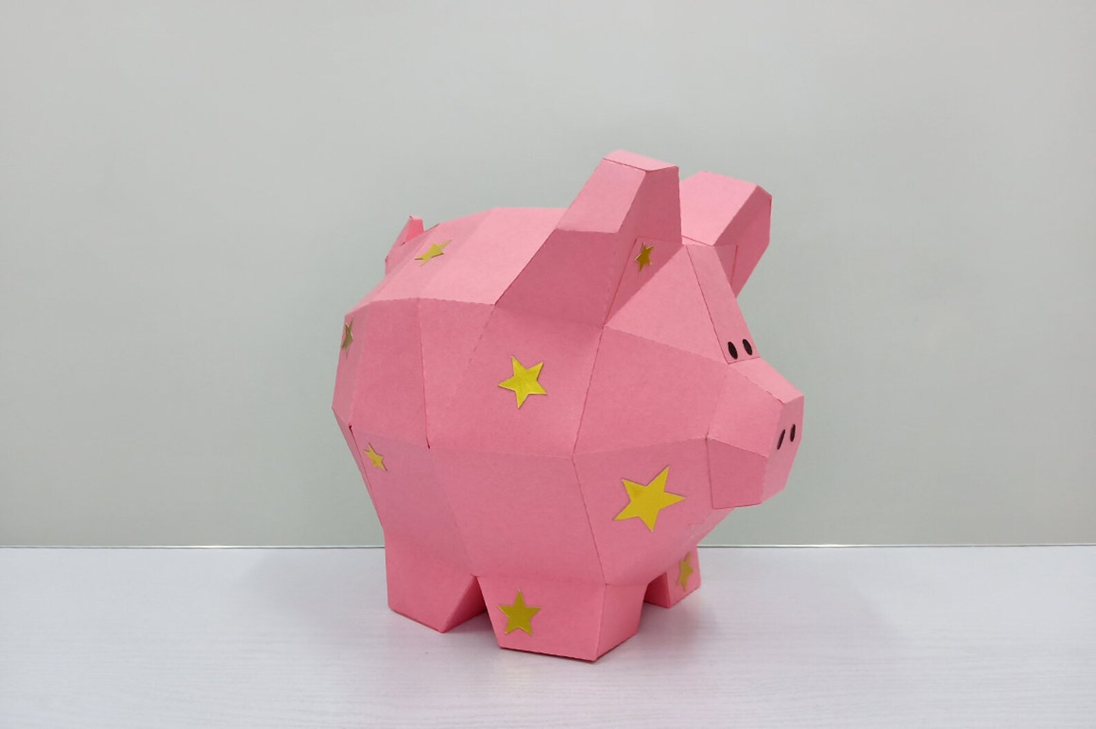DIY Papercraft Piggy Banknursery Decorbabyshower Decordiy | Etsy