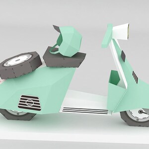 Papercraft,diy Kits,printables,digital Download,paper Toys,scooter ...