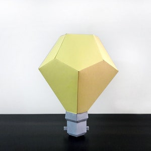 DIY Papercraft Bulb Model,paper Bulb,bulb Decoration,wall Hanging,wall ...