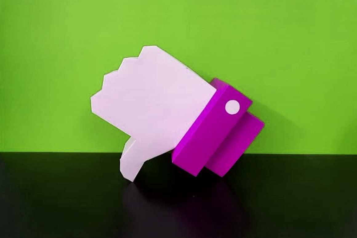 DIY Papercraft Thumbs Upcheer up Signall the Best Signhand - Etsy