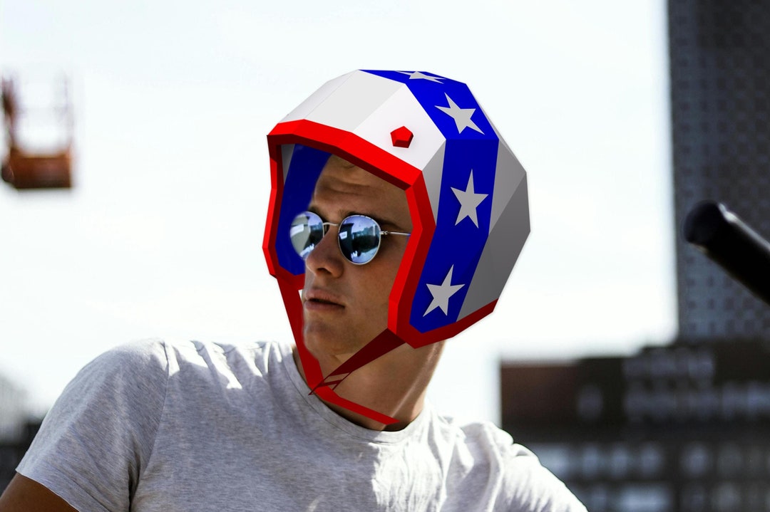 Papercraft,helmet,vintage Helmet, Motorcycle Helmet,motorbike Helmet ...