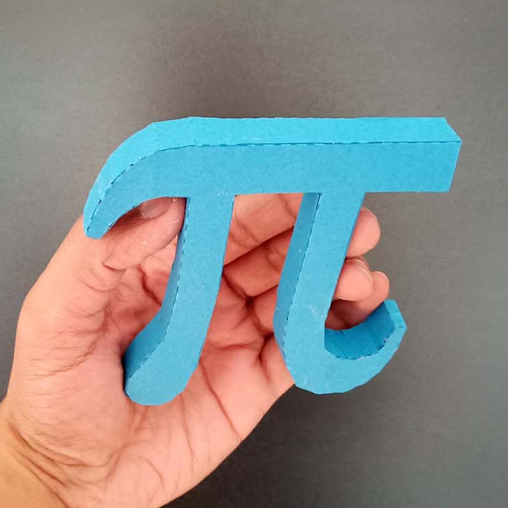 Pi Papercraft pi Decorpi Svgpi Sign Modelpaper Pi - Etsy Australia