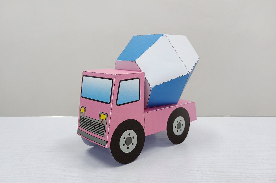 DIY Construction Truck Favorparty Favorparty Decorprintable | Etsy