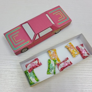 DIY Printable Car Favor,papercraft,instant Digital Download, Paper Gift ...