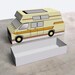 DIY Papercraft RV Camper Favor, Caravan RV Camping Van, Caravan Gifts ...