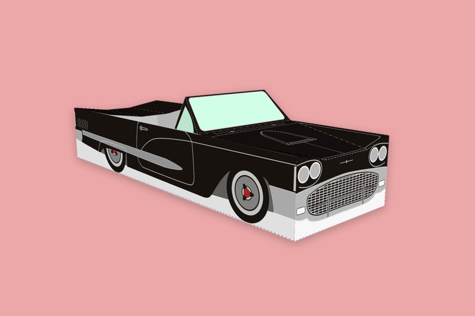 DIY Printable Car Favor,convertible Car,papercraft Car,gift Box,candy ...