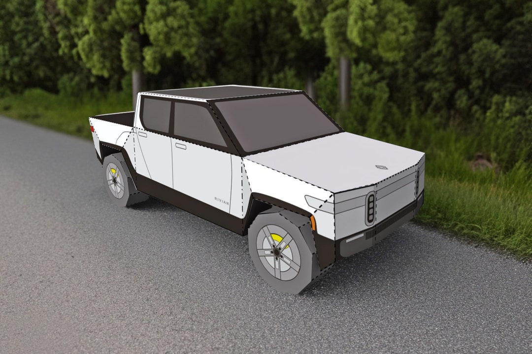 DIY Papercraft Pickup Truck,gifts for Boyfriend,table Decor,origami ...