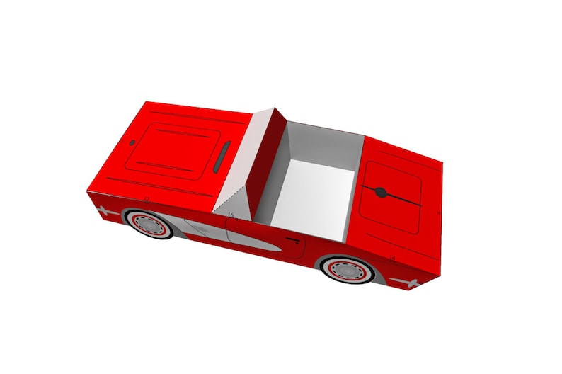 DIY Printable Car Favorpapercraft Carvintage Carcar Gift - Etsy