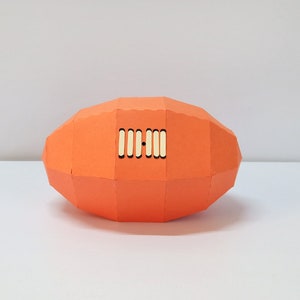 DIY Papercraft Rugby Ball,printable Football,paper Ball,rugby Party ...