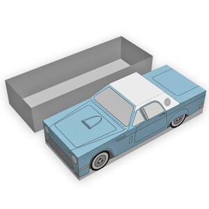 DIY Printable Car Favor,goodies Box,papercraft Car,gift Box,candy Box ...