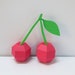 DIY Papercraft Cherry,papercraft Fruit,paper Toy,party Decoration ...