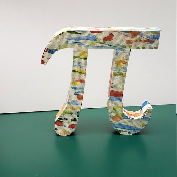 Pi Papercraft pi Decorpi Svgpi Sign Modelpaper Pi | Etsy