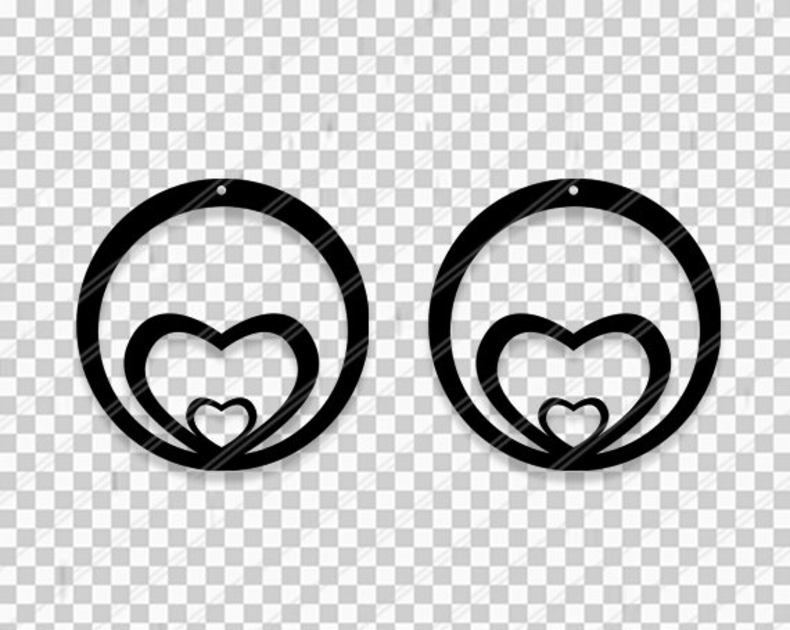 Heart Earrings Svg,jewelry Svg,leather Jewelry,cricut Files, Silhouette ...