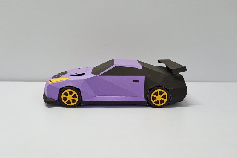 Nissan GTR Papercraft Model, Printable Sports Car (pdf, Png, Jpeg) - Etsy