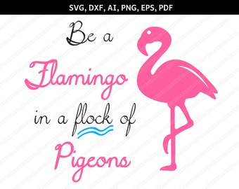 Flamingo SVG, Flamingo Clipart, Zoo SVG, Animal Svg, Beach Svg, SVG ...
