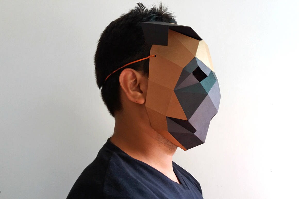 DIY PapercraftsPug maskParty maskPrintable maskHalloween | Etsy