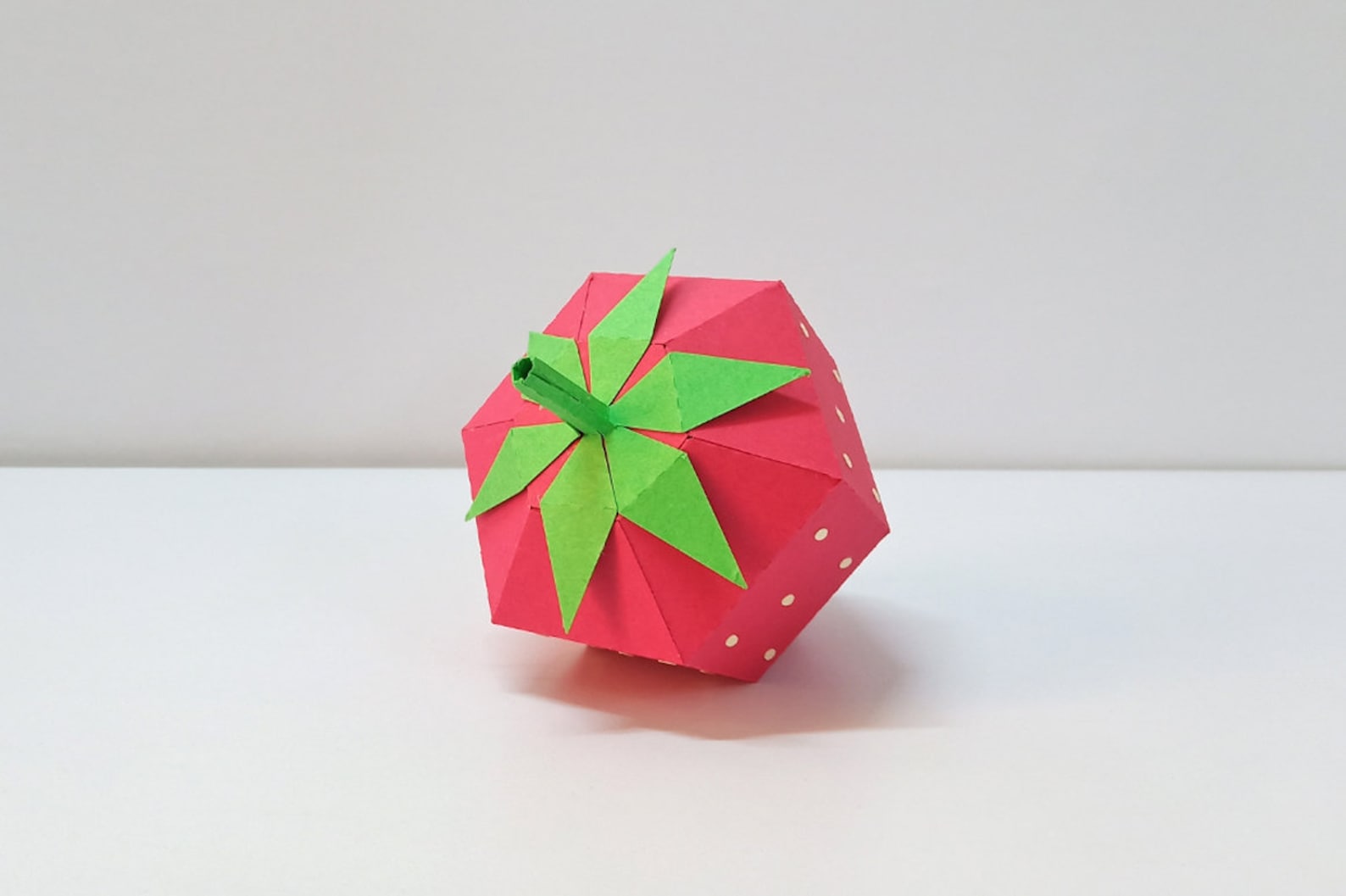 DIY Papercraft Strawberrypapercraft Fruitpaper Toyparty - Etsy