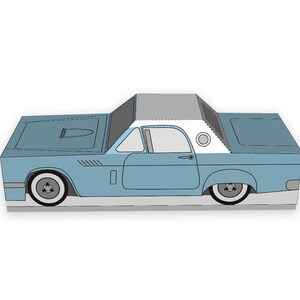 DIY Printable Car Favor,goodies Box,papercraft Car,gift Box,candy Box ...