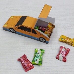 DIY Printable Car Favor,papercraft,instant Digital Download, Paper Gift ...