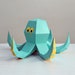 DIY Papercraft Octopus,octopus 3d Model,paper Toy,party Decoration ...