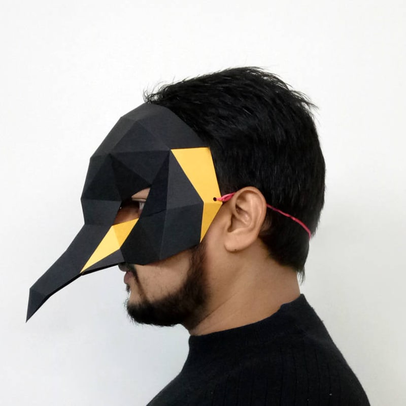 Penguin Mask - Etsy