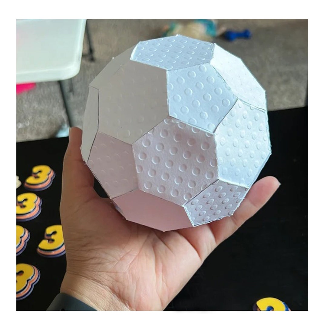 DIY Papercraft Ball,printable Football,paper Ball,ball Toy,print and ...