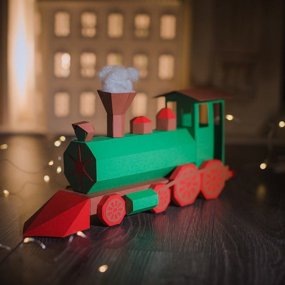 Papercraft Steam Train