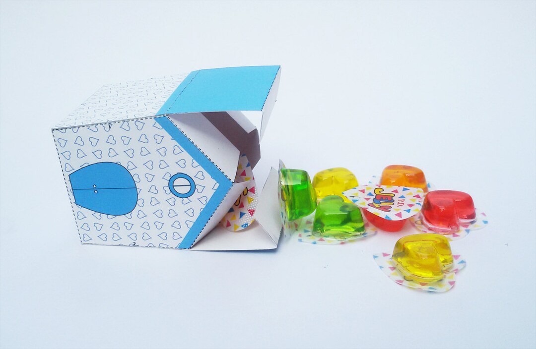 DIY Hut Favor Box, Printable,papercraft, Instant Digital Download,3d ...