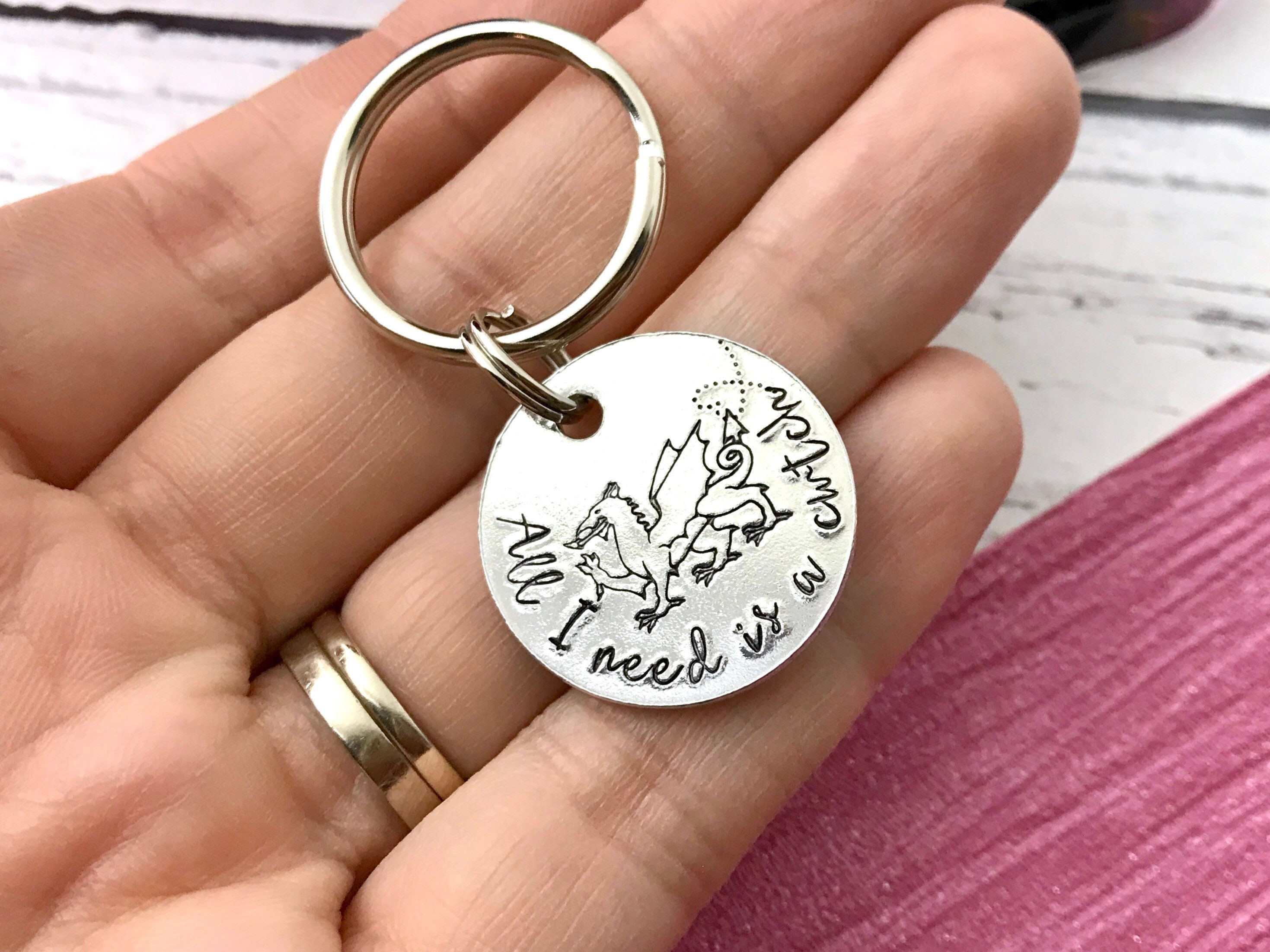 Cwtch Gift Welsh Love Keyring Wales From the Valleys Hand - Etsy