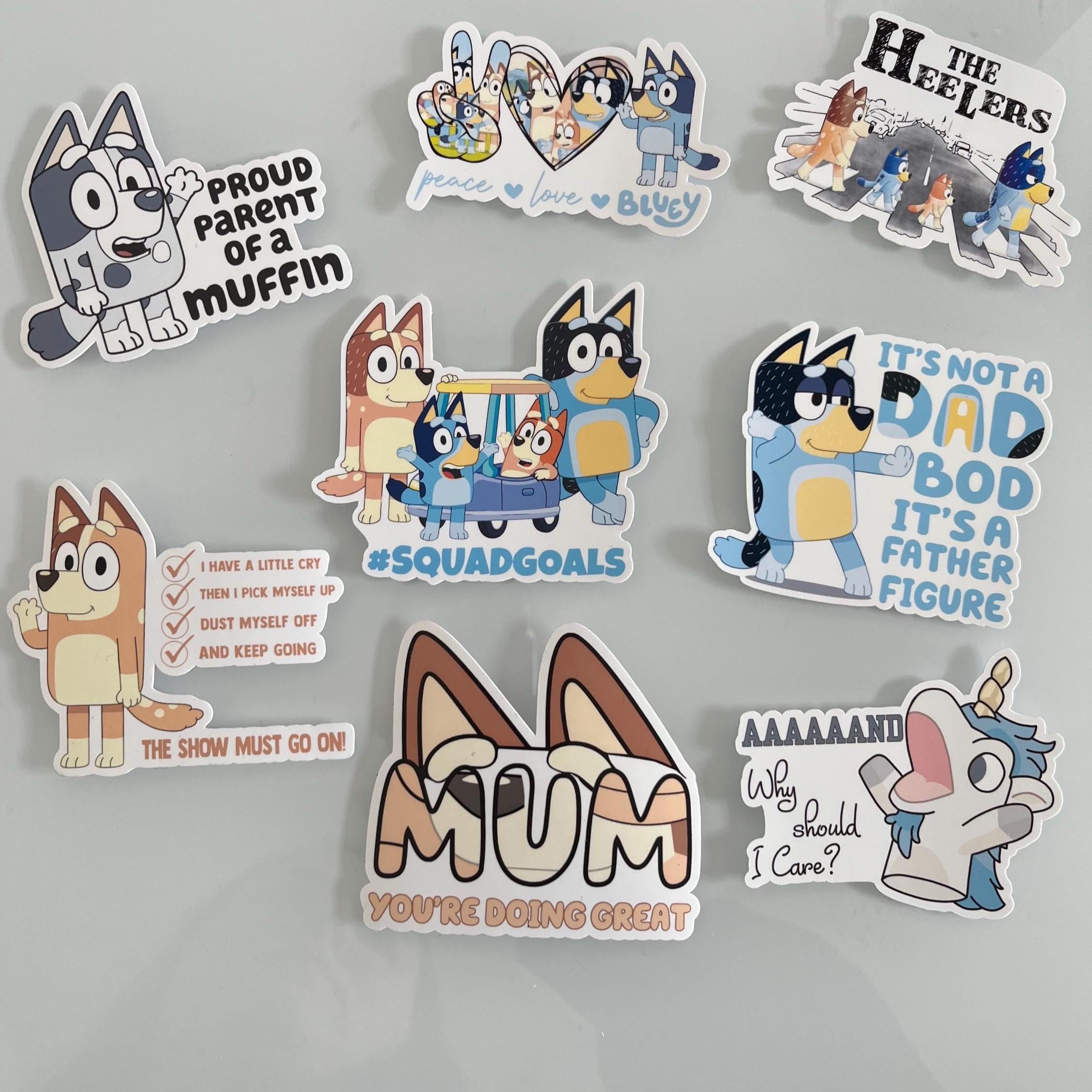 Bluey Stickers - Etsy