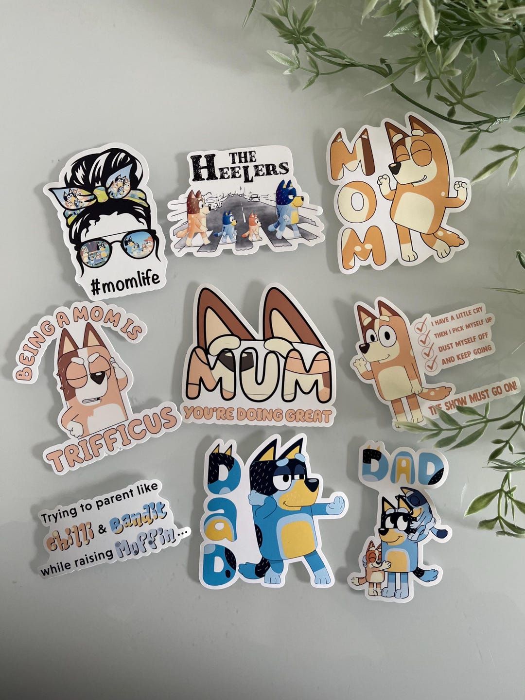 Bluey Inspired Stickers Pack 1 - Etsy