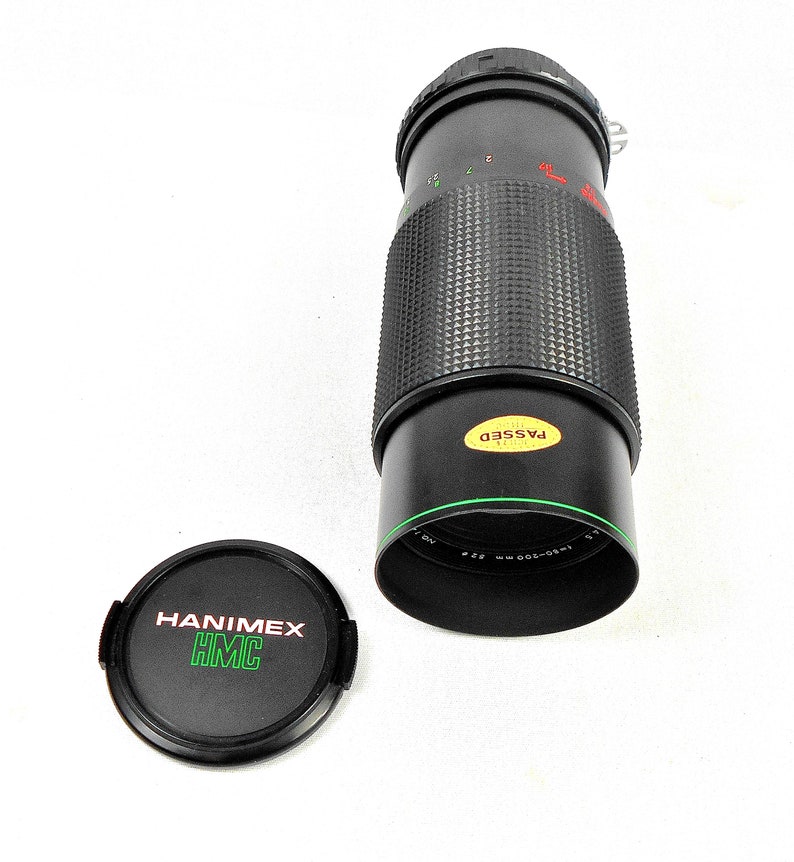 Hanimex HMC Automatic Zoom Camera Lens 1:4.5 F80-200mm No.142508 - Etsy