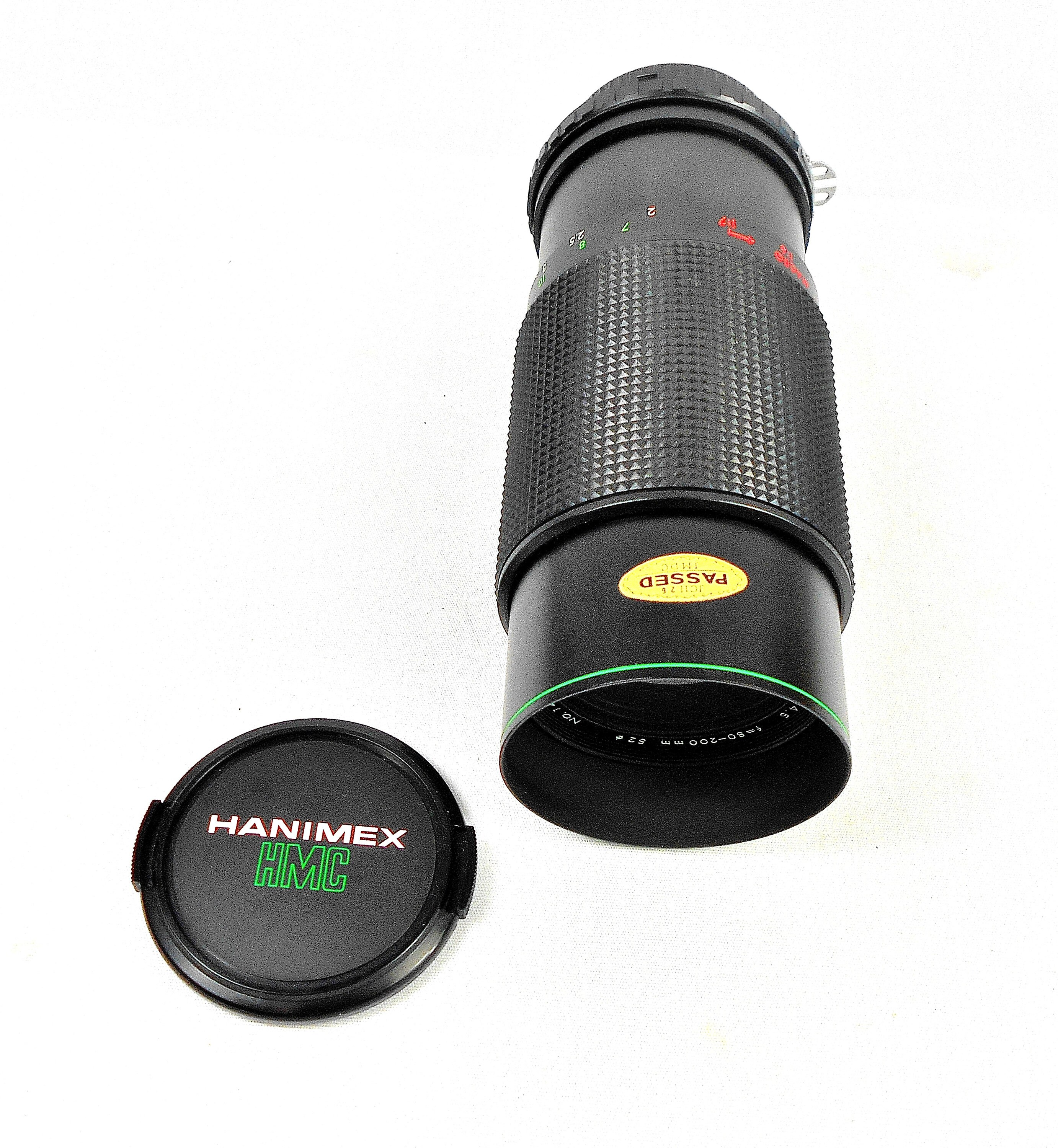 Hanimex HMC Automatic Zoom Camera Lens 1:4.5 F80-200mm No.142508 - Etsy