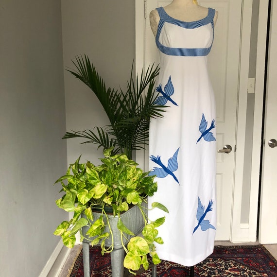 1960s Maxi Dress Set. Size M. 60s Mad Men Dress. 60s… - Gem