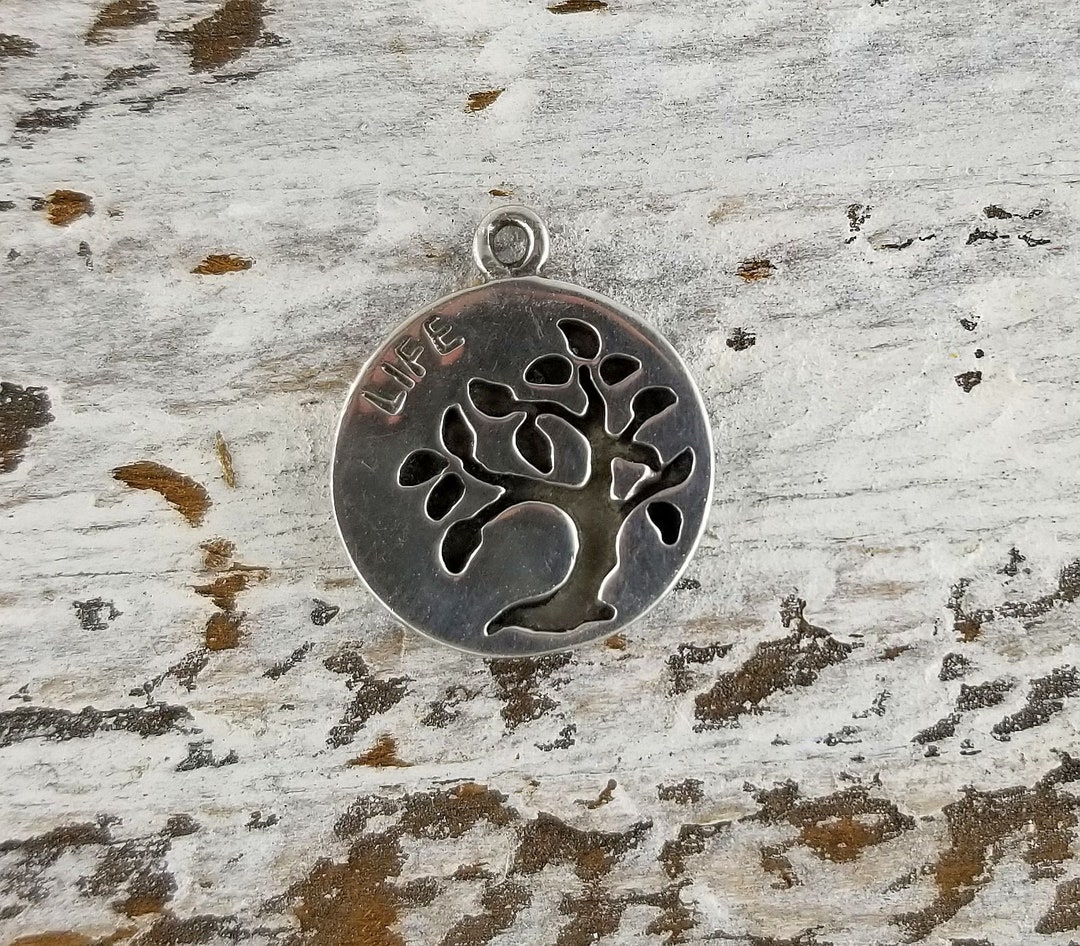 Tree of Life, Pewter, 15mm - Etsy