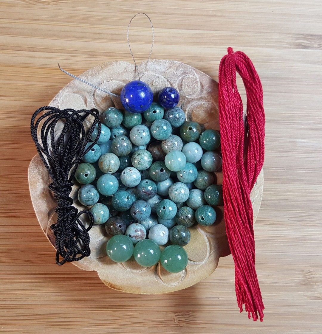 DIY Mala Kit - African Jade - Etsy