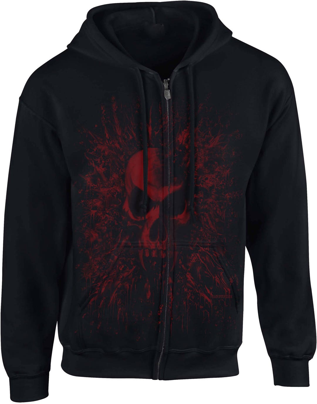 Blood Vamp Zipper Hoodie - Etsy