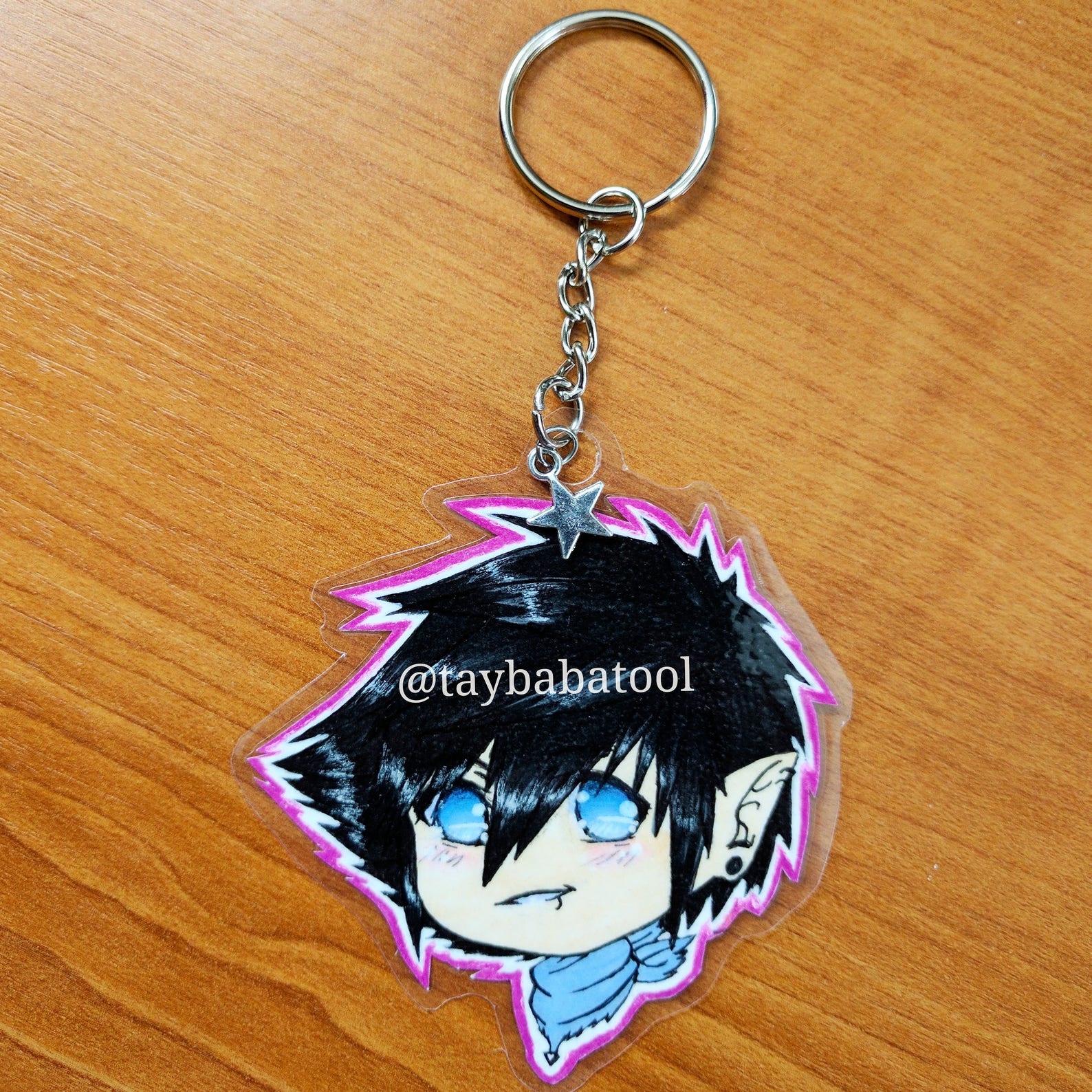 Custom Keychain Commission Chibi Art Keyring Anime and Kpop - Etsy