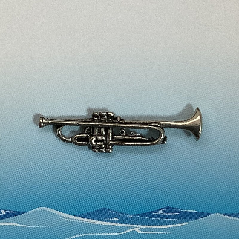 Trumpet Pin - Etsy