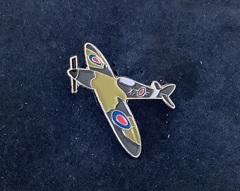 Spitfire Pin Badge | Etsy