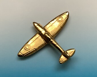 Spitfire Pin Badge - Etsy