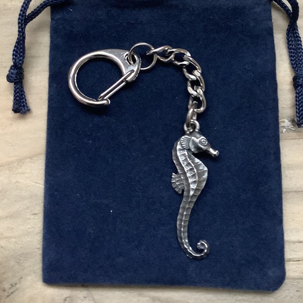 Seahorse Keychain - Etsy