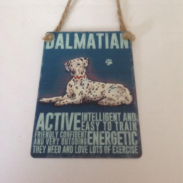 Dalmatian Mini Sign - Etsy