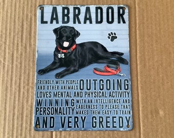 Metal Labrador Sign | Etsy