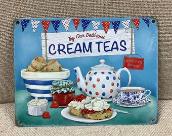 Metal Tea Sign - Etsy