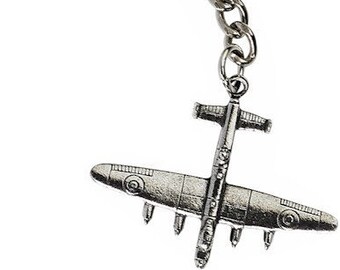 F35 Fighter Jet Pewter Keyring in A Velveteen Gift Bag | Etsy