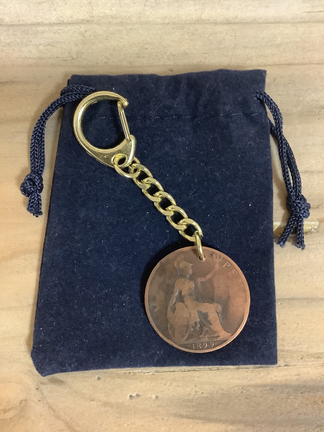 Original Queen Victoria Penny Coin Keyring - Etsy