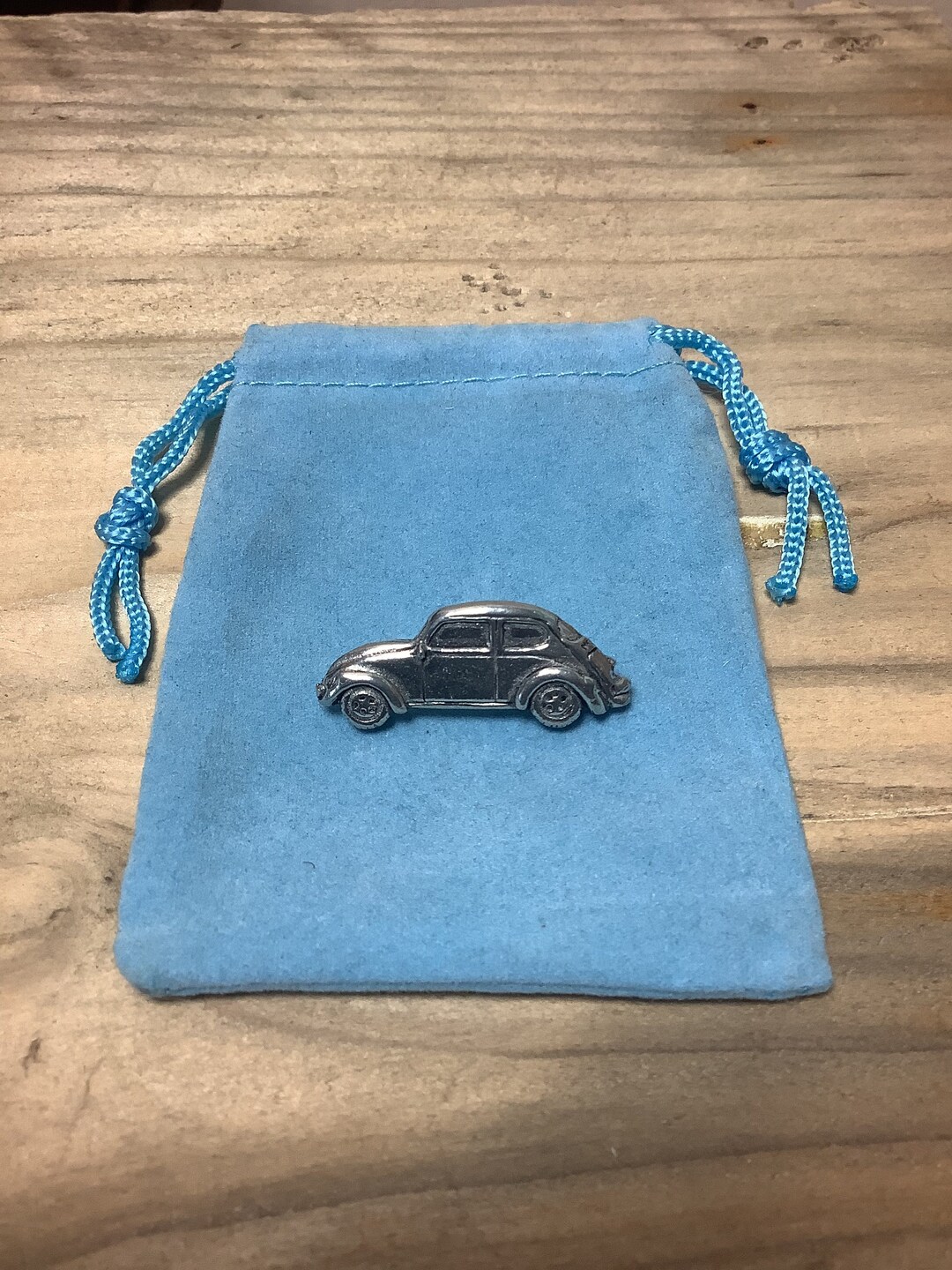 Classic VW Beetle Silver Pewter Pin Badge P - Etsy