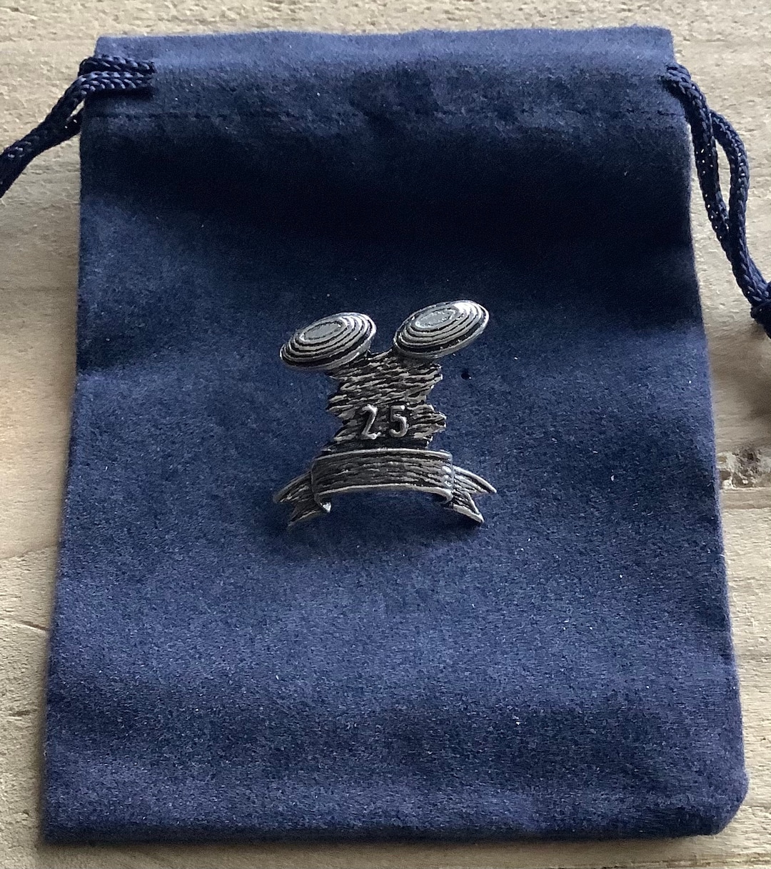 Clay Pigeons Silver Pewter Pin Badge With A Velveteen Gift Bag - Etsy