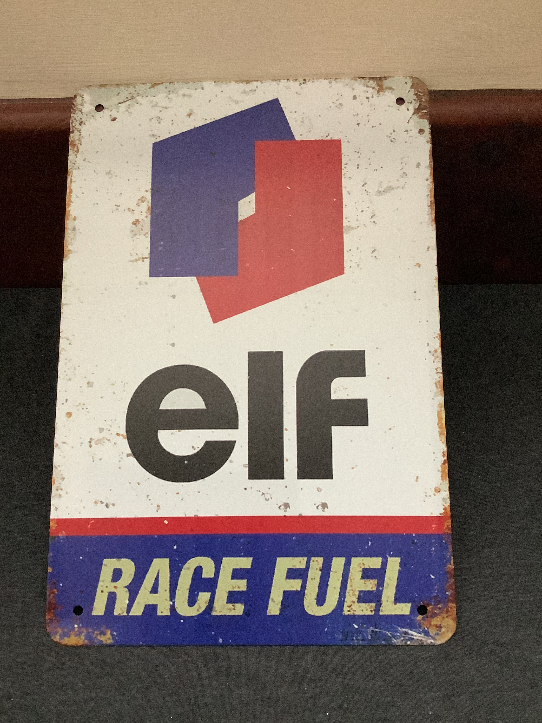 ELF Racing Fuel Retro / Vintage Garage Metal Wall Hanging | Etsy